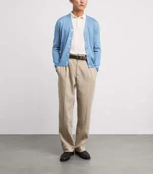 Isaia Silk-cashmere Cardigan