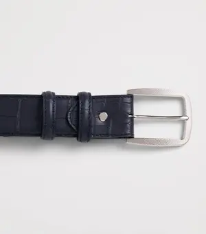 ELLIOT RHODES Alligator Leather Belt