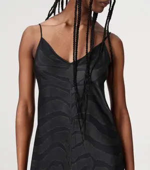 ALLSAINTS Leona V-neck Maxi Slip Dress