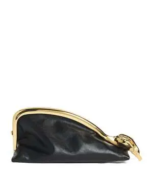 Chloé Small Suede Eden Treasures Clutch Bag - Black