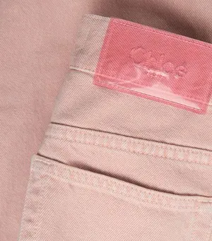 Chloé Garment-dyed Straight Jeans