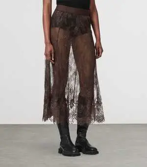 ALLSAINTS Arran Lace Maxi Skirt