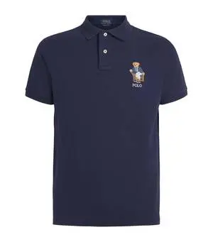 Polo Ralph Lauren Cotton Polo Bear Polo Shirt - Navy