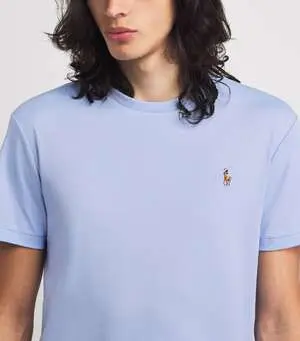 Polo Ralph Lauren Pima Cotton Polo Pony T-shirt - Blue
