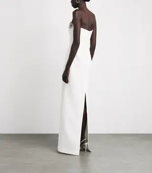 Rebecca Vallance Melva Strapless Maxi Dress - Ivory