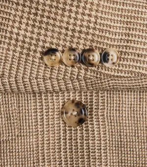 Polo Ralph Lauren Linen-silk-wool Glenplaid Blazer