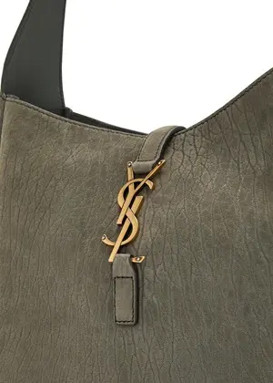 Saint Laurent Le 5 Á 7 Small Hobo Bag - Grey