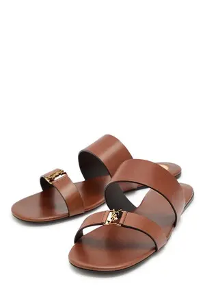 Saint Laurent Babylone Leather Sandals