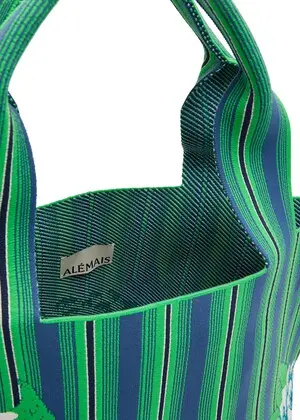 ALEMAIS Margo Jacquard Knit Tote Bag - Multicoloured