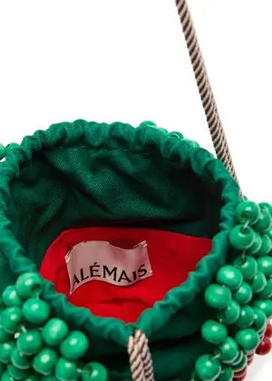 ALEMAIS Mini Strawberry Bead Cross-body Bag