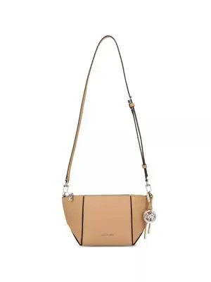 Michael Kors Jordi Logo Plaque Leather Cross Body Bag