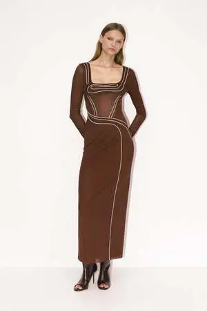 Significant Other Long Sleeve Maxi Dress