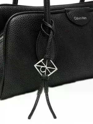 Calvin Klein Pebbled Tote Bag With Logo Print