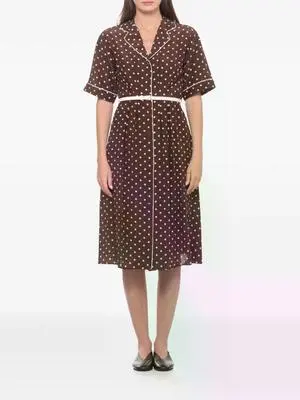 P.a.r.o.s.h Belted Midi Dress