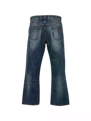 Gucci Washed Wide-leg Jeans - Blue