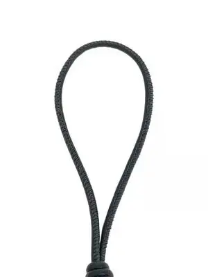Furla Allegra Floral-pendant Leather Bag Charm - Black