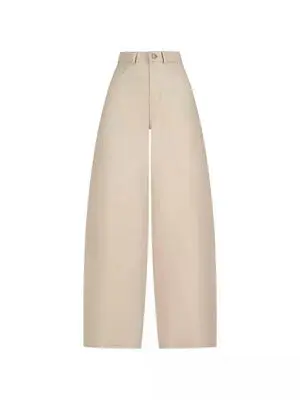 Destin Wide-leg Leather Trousers