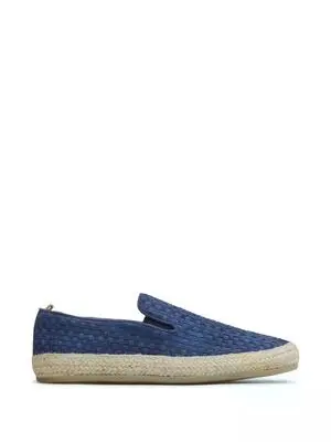 Officine Creative Bowline Woven-effect Slip-on Shoes