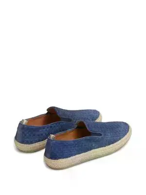 Officine Creative Bowline Woven-effect Slip-on Shoes
