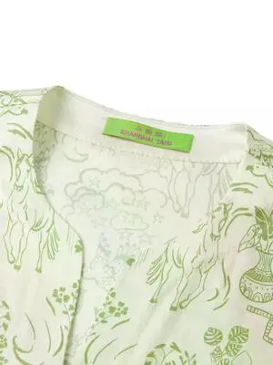 Shanghai Tang Graphic Print Tunic
