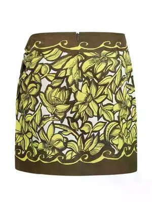 ALEMAIS Alemas Mona Wrap-style Mini Skirt