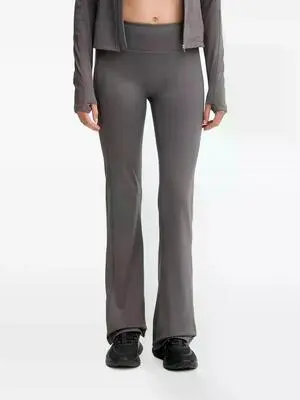 CASALL Logo Print Flared Trousers