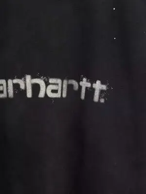 Carhartt Work In Progress Logo-print Paint-splatter T-shirt