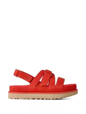 UGG Goldenstar Gleam Flat Sandals - Red