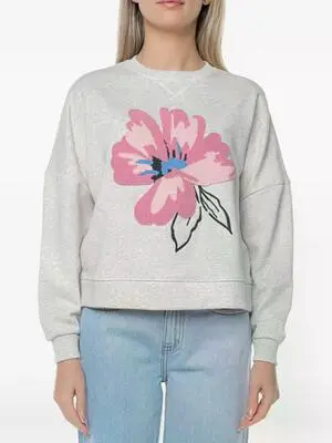 Ted Baker London Floral Patch Sweatshirt