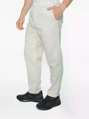 ECOALF Washed Stone Straight Leg Elasticated Waist Trousers