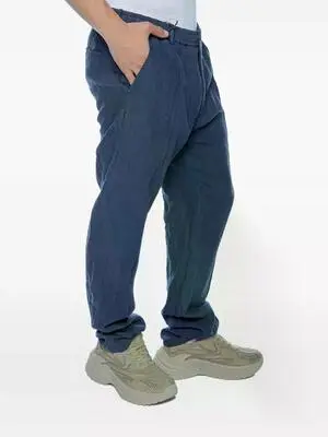 Emporio Armani Linen Elasticated Waistband Trousers