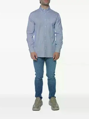 Emporio Armani Vertical-stripe Button-down Shirt