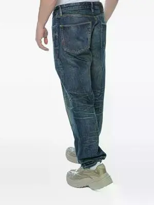 Emporio Armani J22 Whiskered Faded Jeans