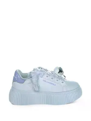 Karl Lagerfeld Creeper Lo Twin Sneakers - White