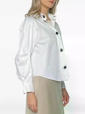 Armani Exchange Cotton Button-up Shirt - White