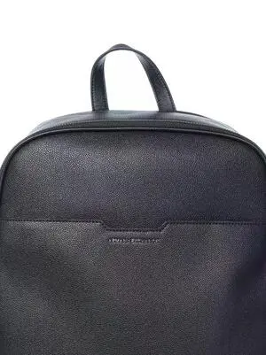 Armani Exchange Logo-embossed Backpack - Black