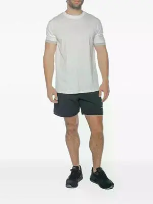 Armani Exchange Drawstring-waist Logo-patch Shorts