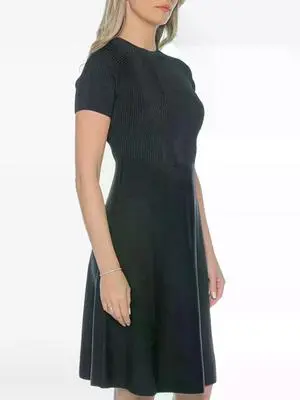 Armani Exchange Ribbed Knit Midi Dress