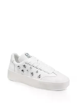 Dkny Glynda Star-studded Lace-up Sneakers