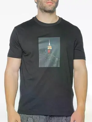 Armani Exchange Graphic-print T-shirt - Black