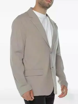Armani Exchange Notch-lapel Blazer - Neutrals