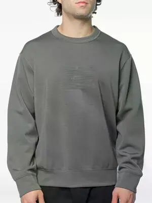 Armani Exchange Logo Print Sweatshirt - Grey