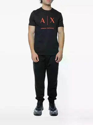 Armani Exchange Logo-print T-shirt - Black
