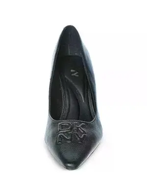 Dkny Nella Logo-embossed Pumps - Black