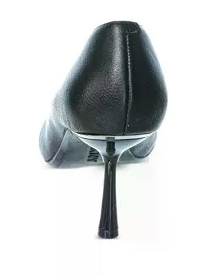 Dkny Nella Logo-embossed Pumps - Black
