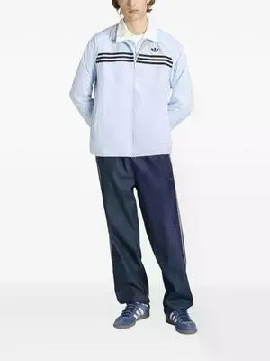 Adidas Track Jacket With Horizontal Stripes