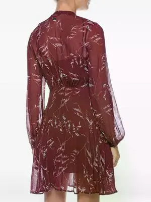 Armani Exchange Floral Print Mini Dress