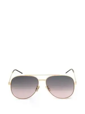 Givenchy City Pilot-frame Sunglasses - Gold