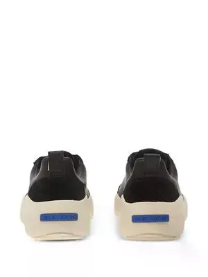 Geox Panelled Leather Sneakers