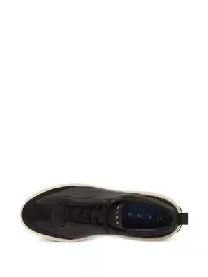 Geox Panelled Leather Sneakers